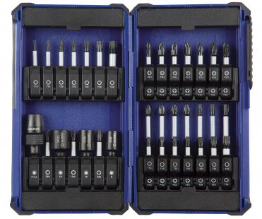 Carlyle Tools - 42 Piece 1/4 Inch DR Impact Hex Bit Set - IBS42