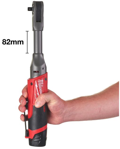 MILWAUKEE M12 FUEL 3/8 INCH EXTENDED REACH RATCHET - BARE UNIT ...