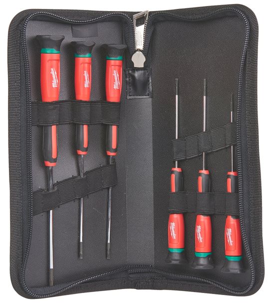 MILWAUKEE 6PC PRECISION TORX SCREWDRIVER SET - Hand Tools