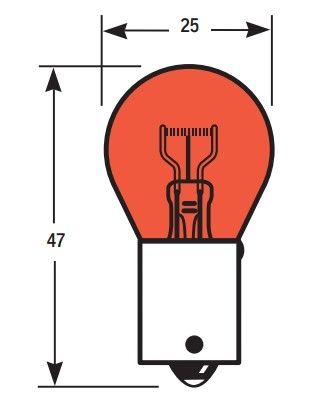 PR21W 782 Trade Box of 10 NAPA Halogen Red Bulbs NBU2782