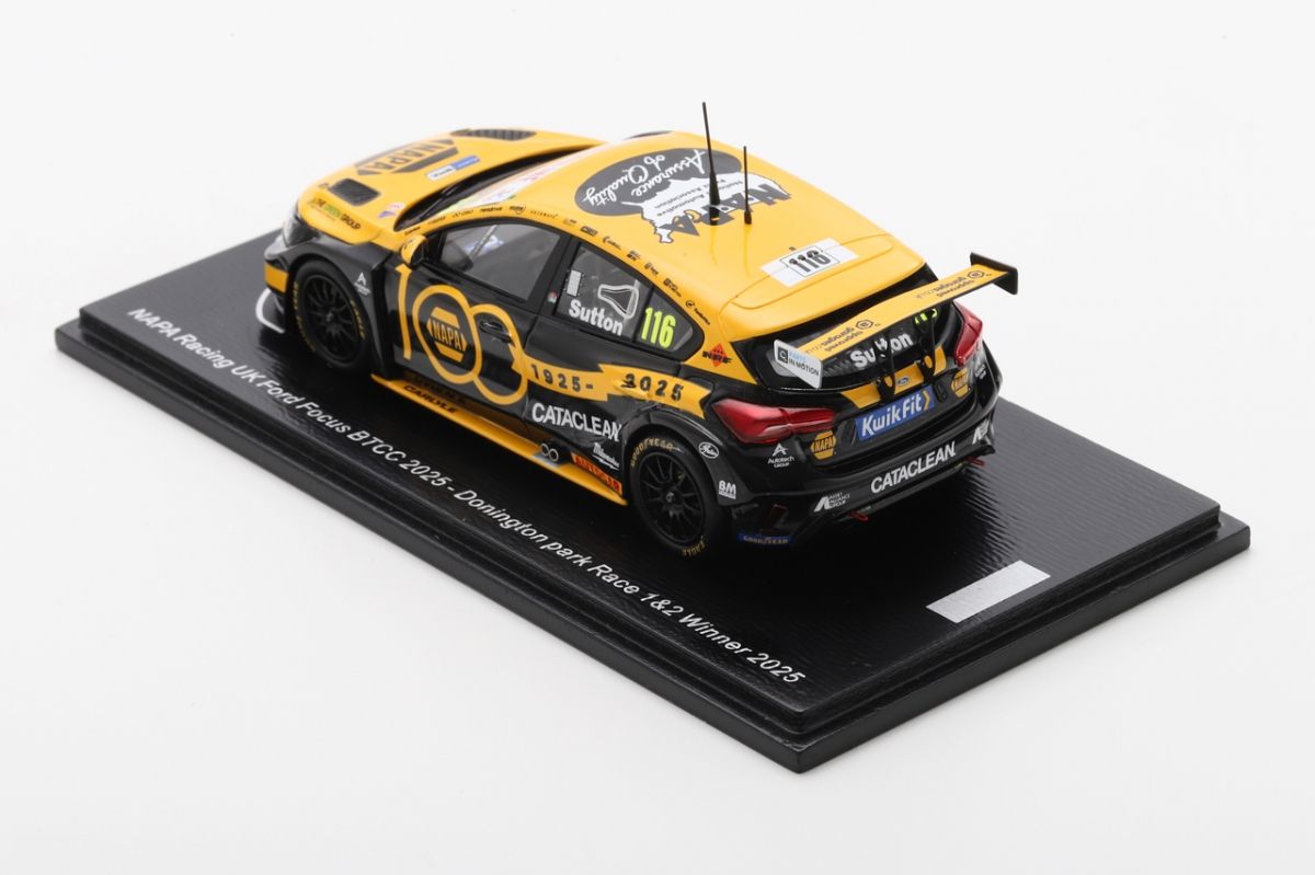 NAPA 100 Year Ford Focus Livery 1/43 Car Ash Sutton