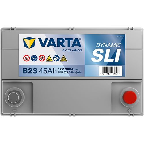 Type 048H Varta Dynamic SLI Car Battery 12V 45Ah (Short Code: B23 ...