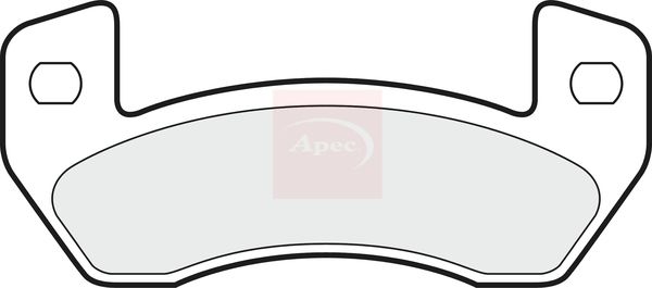Apec Brake Pads Set Rear PAD1497 - Braking - Brake Pads
