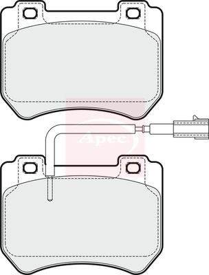 Apec Brake Pads Set Front PAD1786 - Braking - Brake Pads