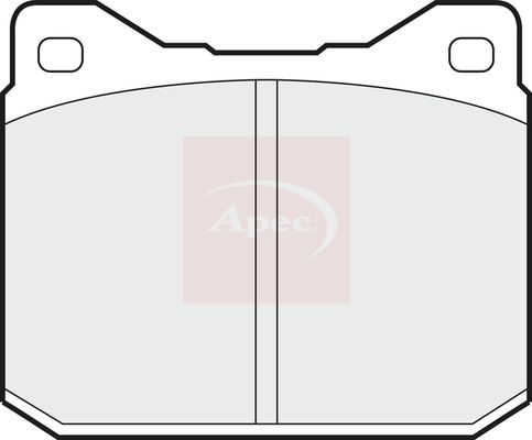 Apec Brake Pads Set Front PAD347 - Braking - Brake Pads