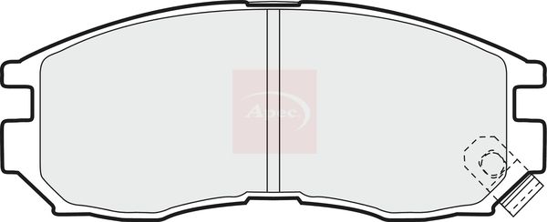 Apec Brake Pads Set Front PAD914 - Braking - Brake Pads