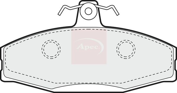 Apec Brake Pads Set Front PAD924 - Braking - Brake Pads