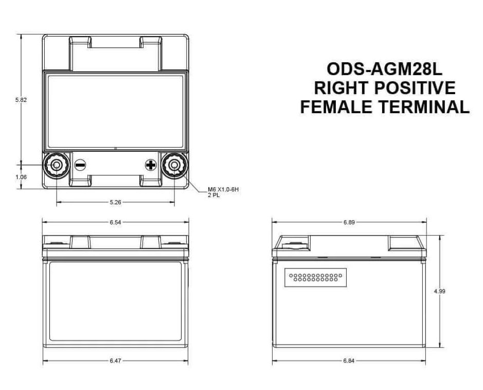 PC925 ODYSSEY Extreme Battery 12V 925 Cranking Amps (ODS-AGM28L)