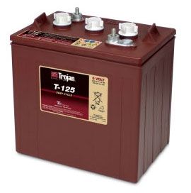 T-125 Trojan Battery Deep Cycle (T125) - Trojan Batteries