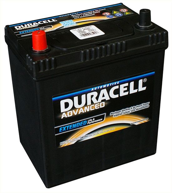 055 - DA 40L DA40L Duracell Advanced Auto Batteria 12V 40Ah